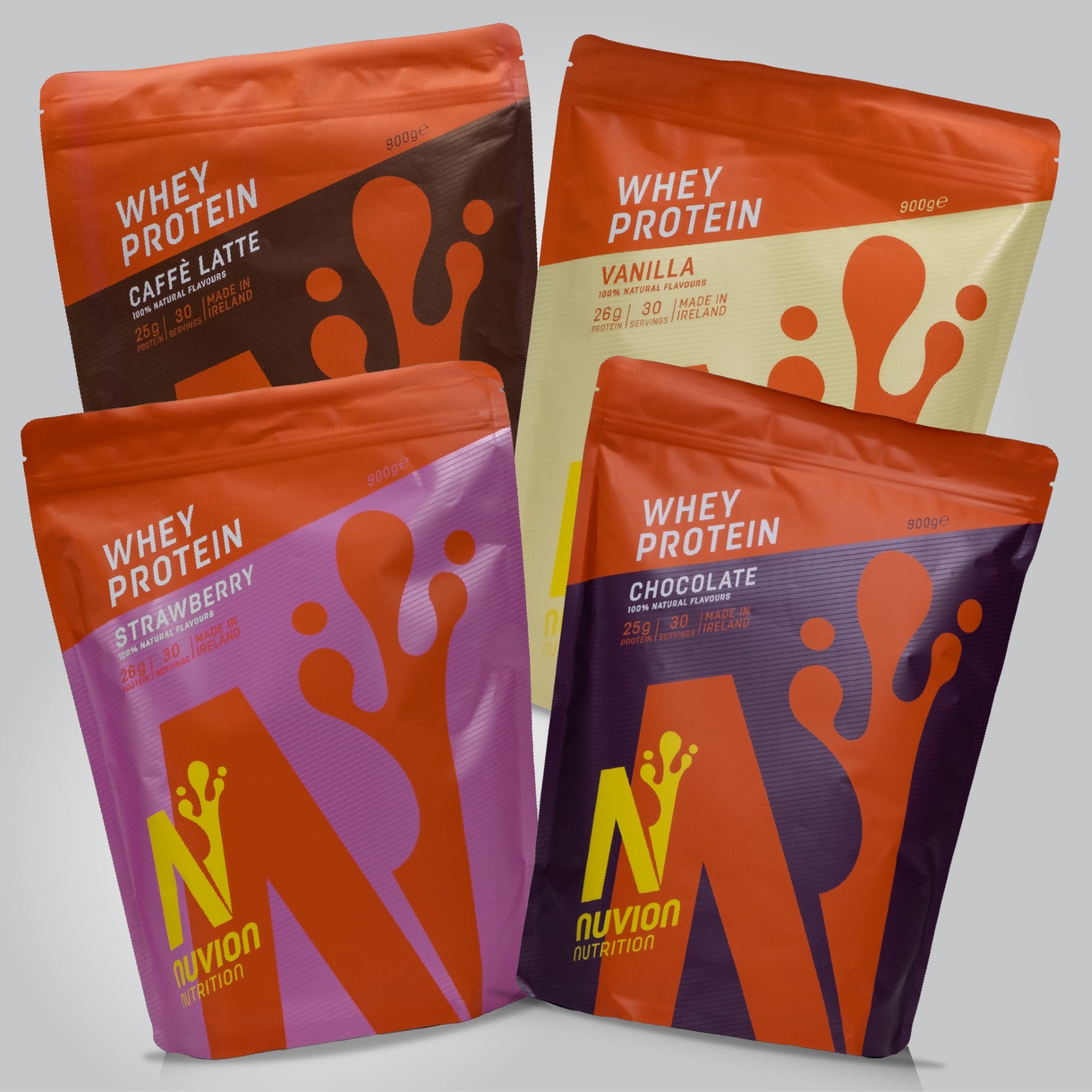 Whey Protein 4-Pack Bundle – Nuvion Nutrition